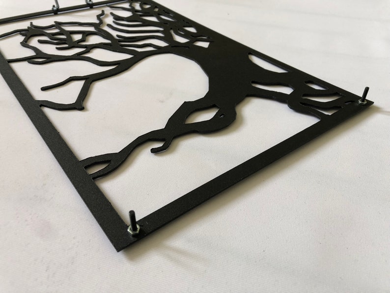 Face's of Autumn Metal Wall Art Tree of Life Man and | Etsy