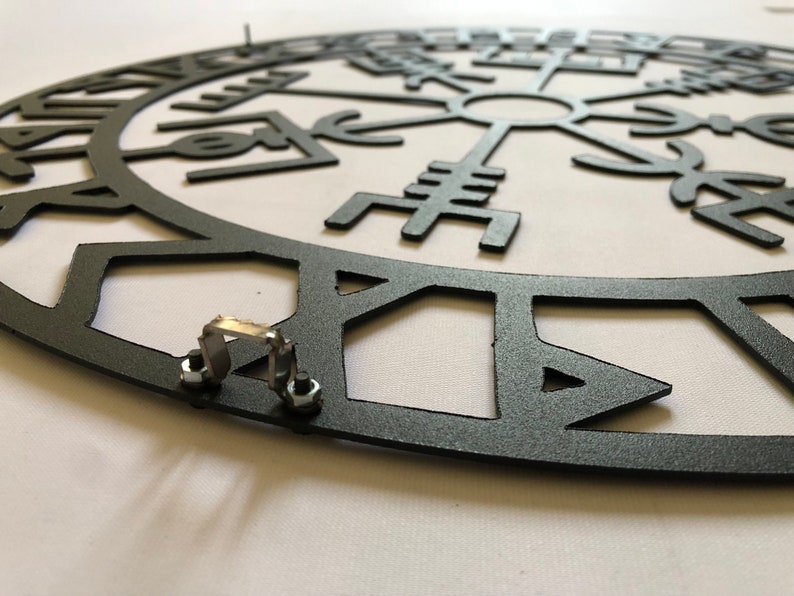 Vegvisir Wayfinder Metal Wall Art Vegvisir Runic Metal Wall - Etsy