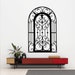 Black Metal Window Wall Art: Porch & Entryway Decor - Etsy