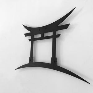 Japanese Torii Gate Metal Wall Art: Asian Home Decor - Etsy