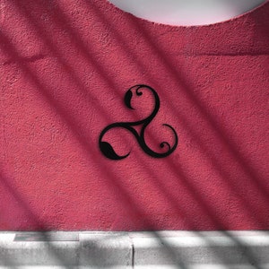 Triskelion Metal Wall Decor, Triskelion Wall Art, Mythology Symbols ...