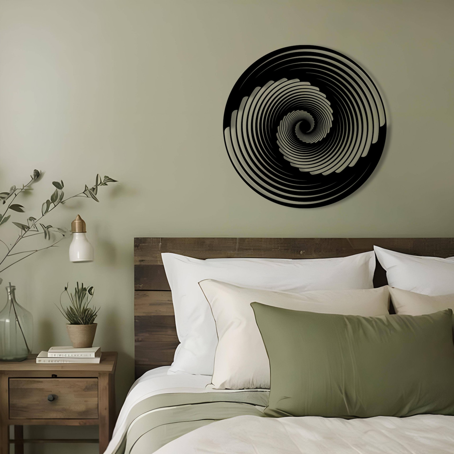 Vortex Metal Wall Art: 3D Optical Illusion Decor - Etsy