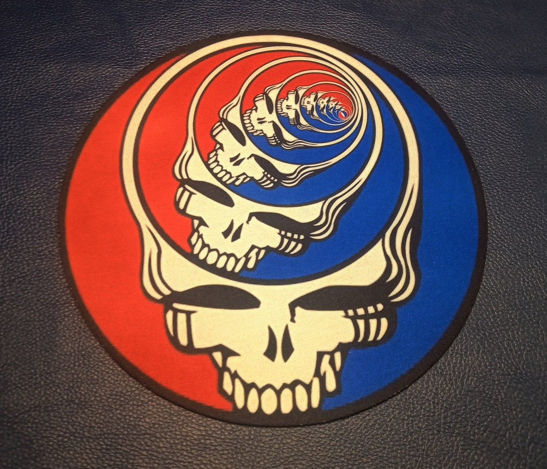 Grateful Dead Spiral Stealie, Steal Your Face Mousepad for Deadhead or ...