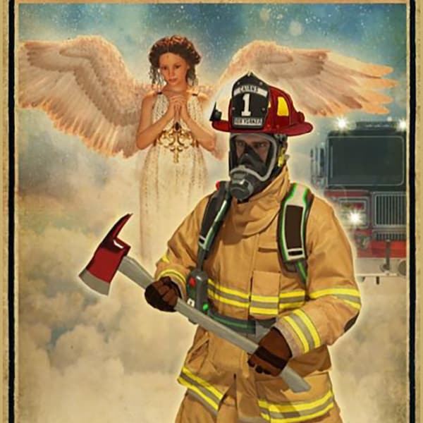 Firefighter Angels Sign - Etsy
