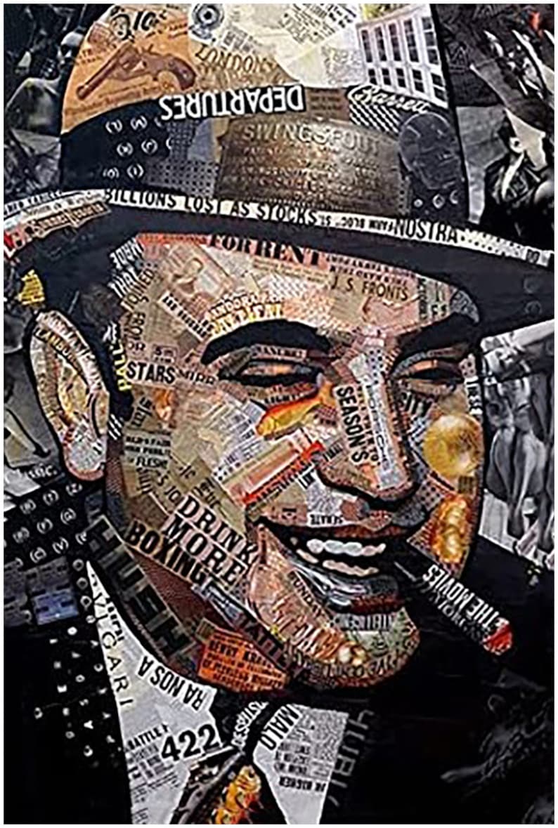Al Capone Pop Art Metal Poster Wall Sign Gangster - Etsy