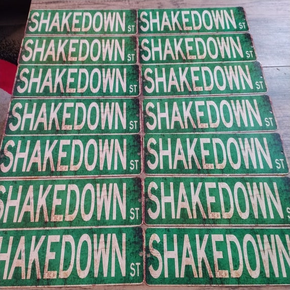 Shakedown Street Sign