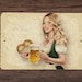 German Bavarian Beer Server Dirndl Oktoberfest Bier and Pretzel Bar ...
