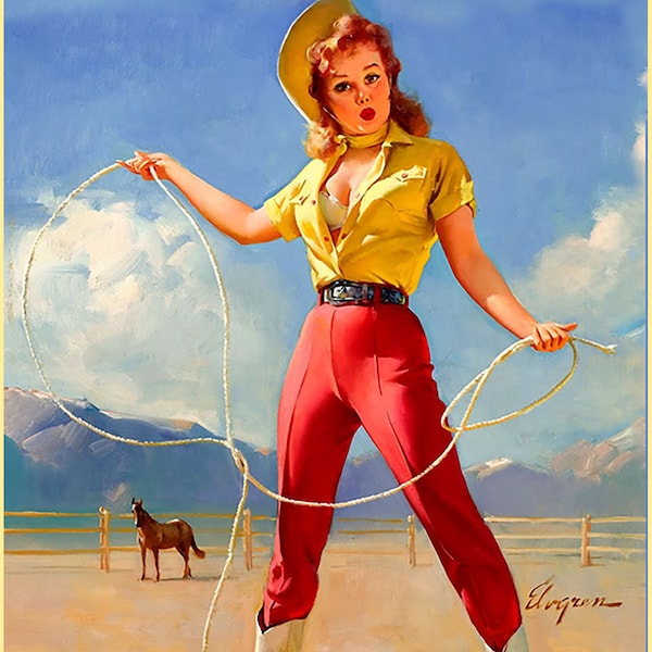 Elvgren Pinup - Etsy