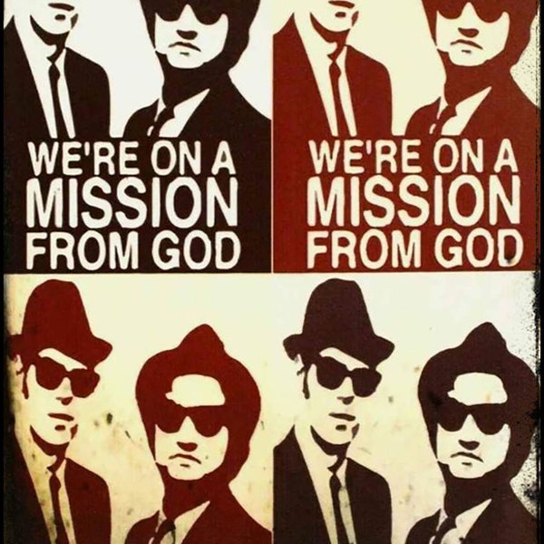 Blues Brothers Metal Signs - Etsy