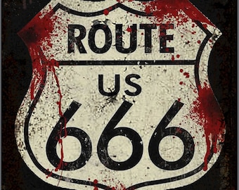 Route 666 Home Sign - Etsy