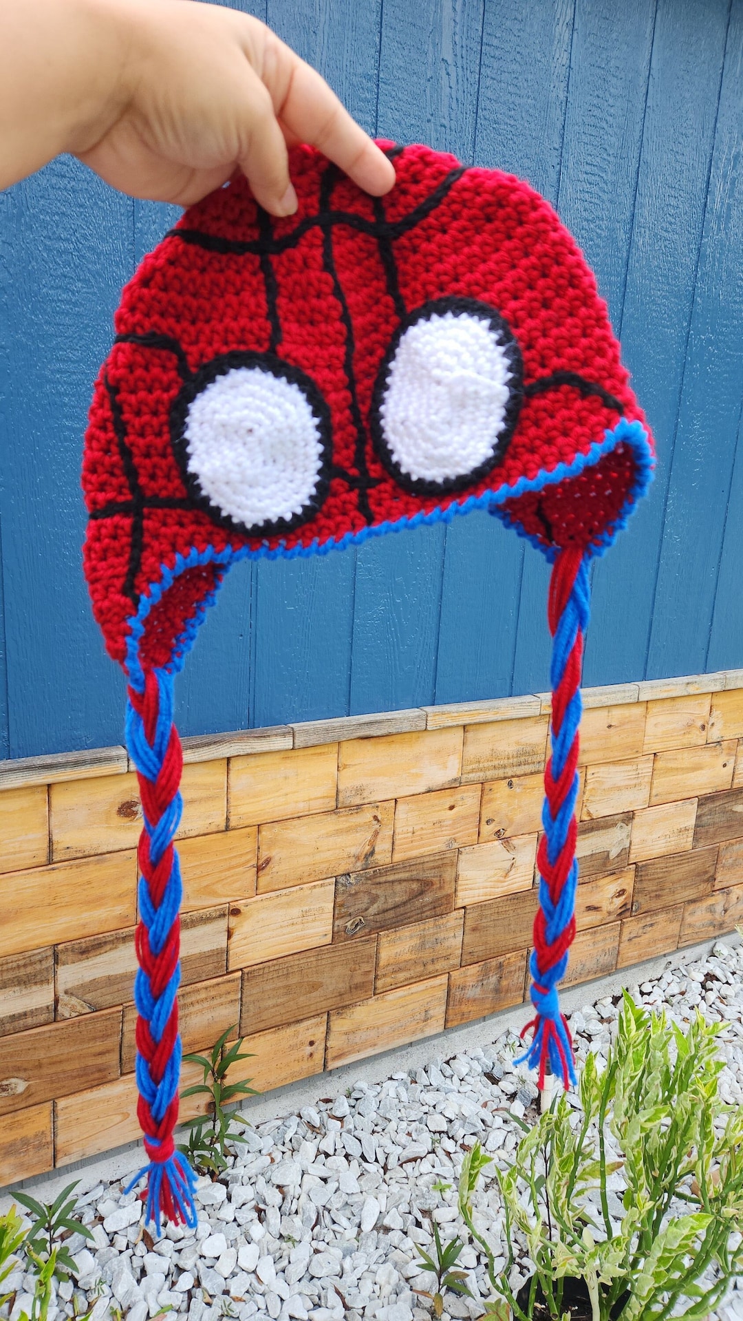 Handmade Crochet Mayday Beanie Inspired Across the Spider-verse Movie ...