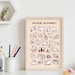 Animal Alphabet Print, Pastel ABC Poster, Kids Room Printable Wall Art ...