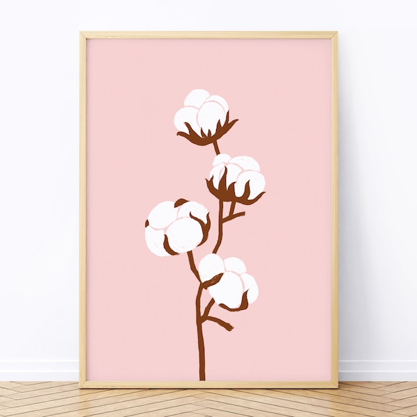 Cotton Boll Art - Etsy