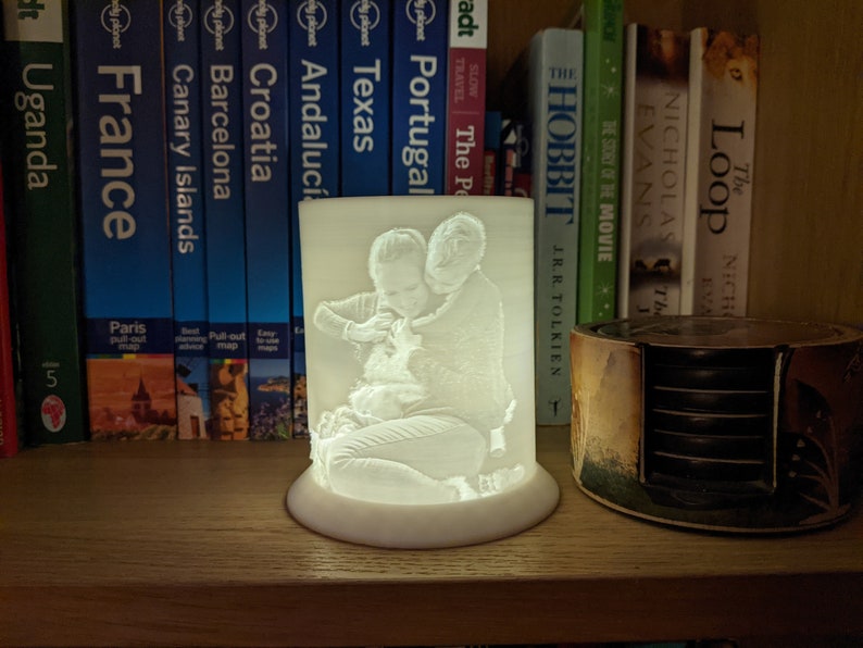 Custom 3D Printed Lamp A Personal & Different Mother's Day / Birthday ...