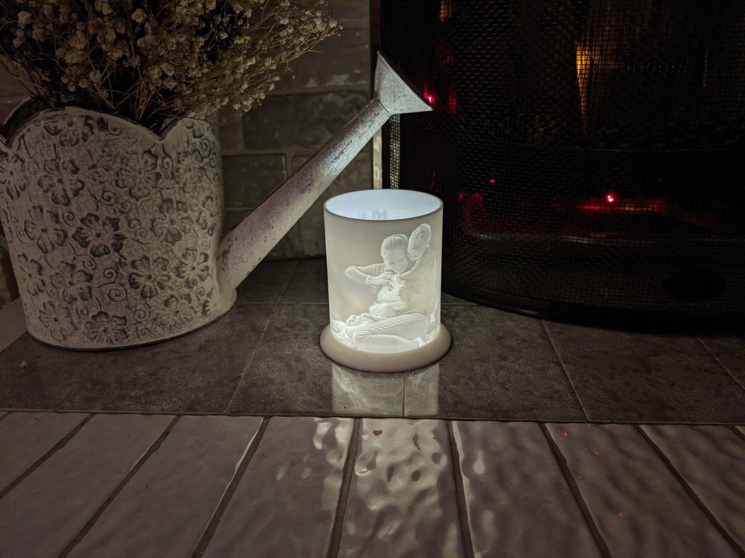 Custom 3D Printed Lamp A Personal & Different Mother's Day / Birthday ...