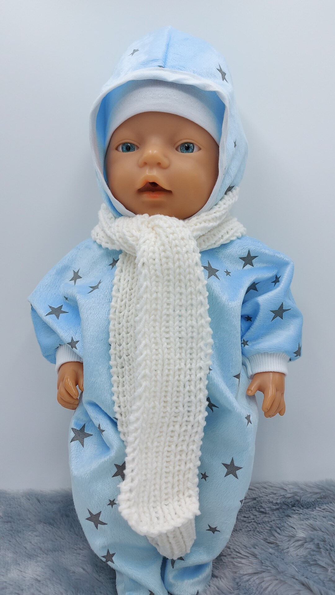 Doll Clothes 43 Cm, Snow Suit / Overall With Hat and Scarf - Etsy