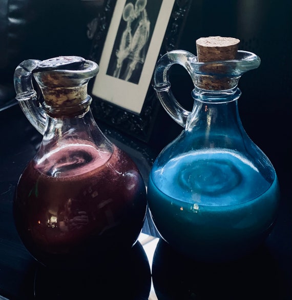 Art & Collectibles Color Changing Magic Potion Apothecary Potion Bottle ...