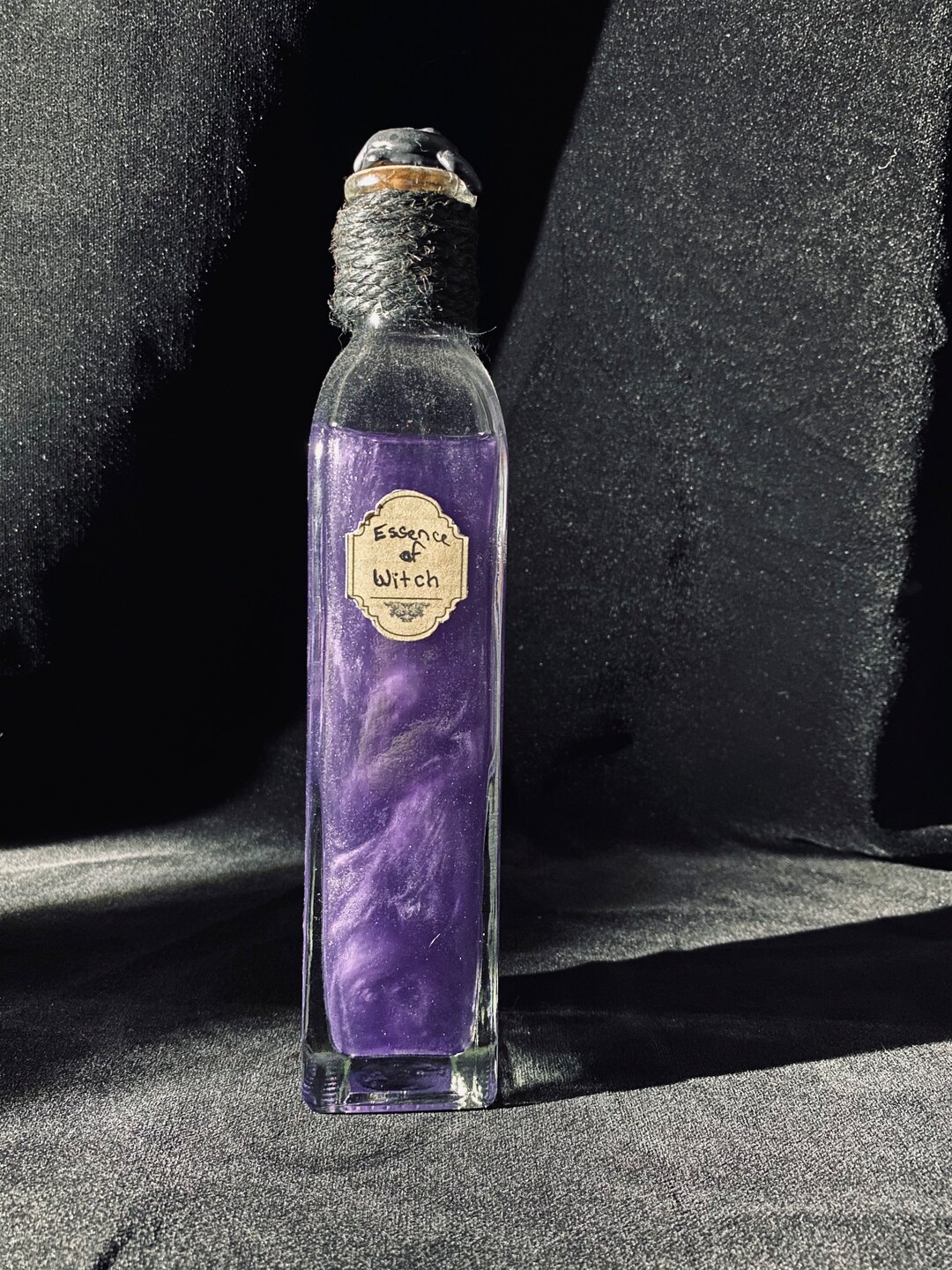 Tall Apothecary Potion Bottle / Skinny Glass Vinegar Bottle ...