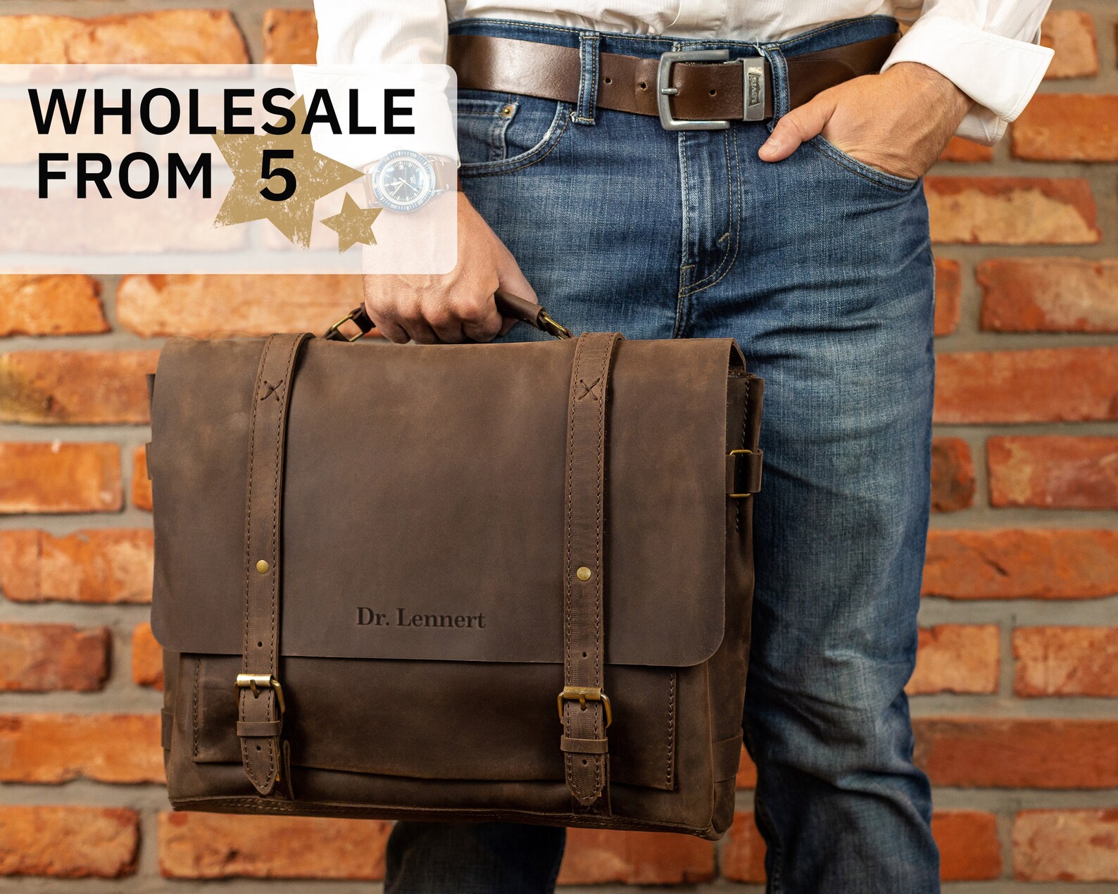 Leather Work Bag Leather Briefcase for Men Christmas Mens - Etsy