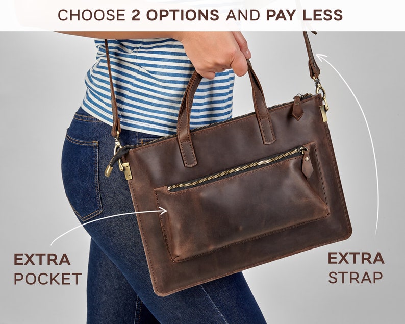 Office Laptop Briefcase Leather Laptop Bag Custom Christmas - Etsy