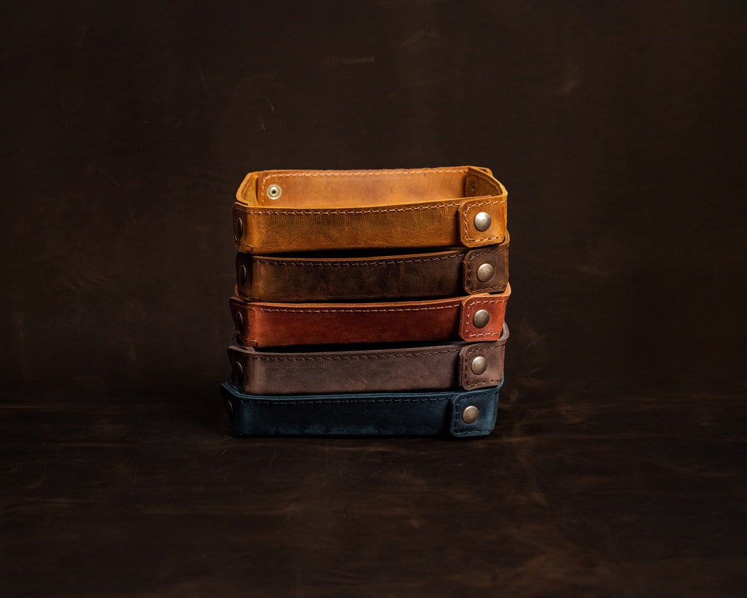 Custom Entryway Tray, Leather Valet Tray Gift, Leather Catchall Tray ...