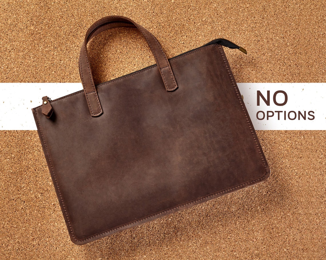 Office Laptop Briefcase Leather Laptop Bag Custom Christmas - Etsy