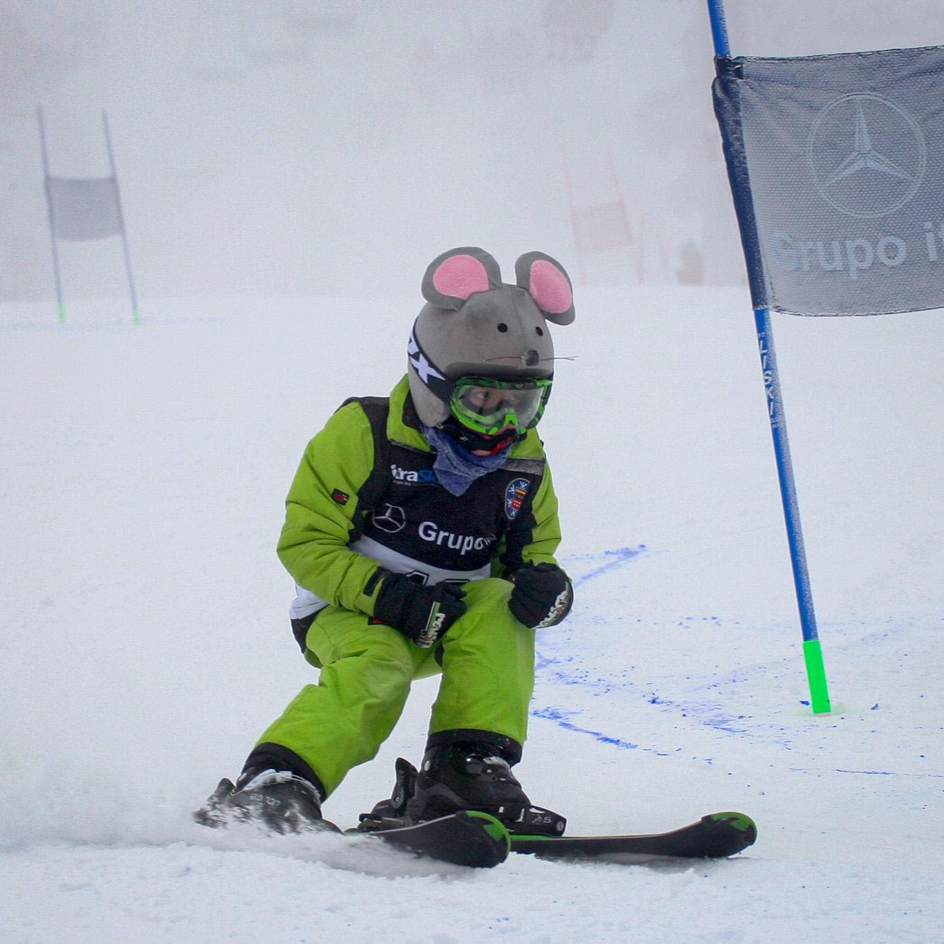 COOLCASC Mouse Helmetcover. Funny Helmet Covering for Ski Helmets ...