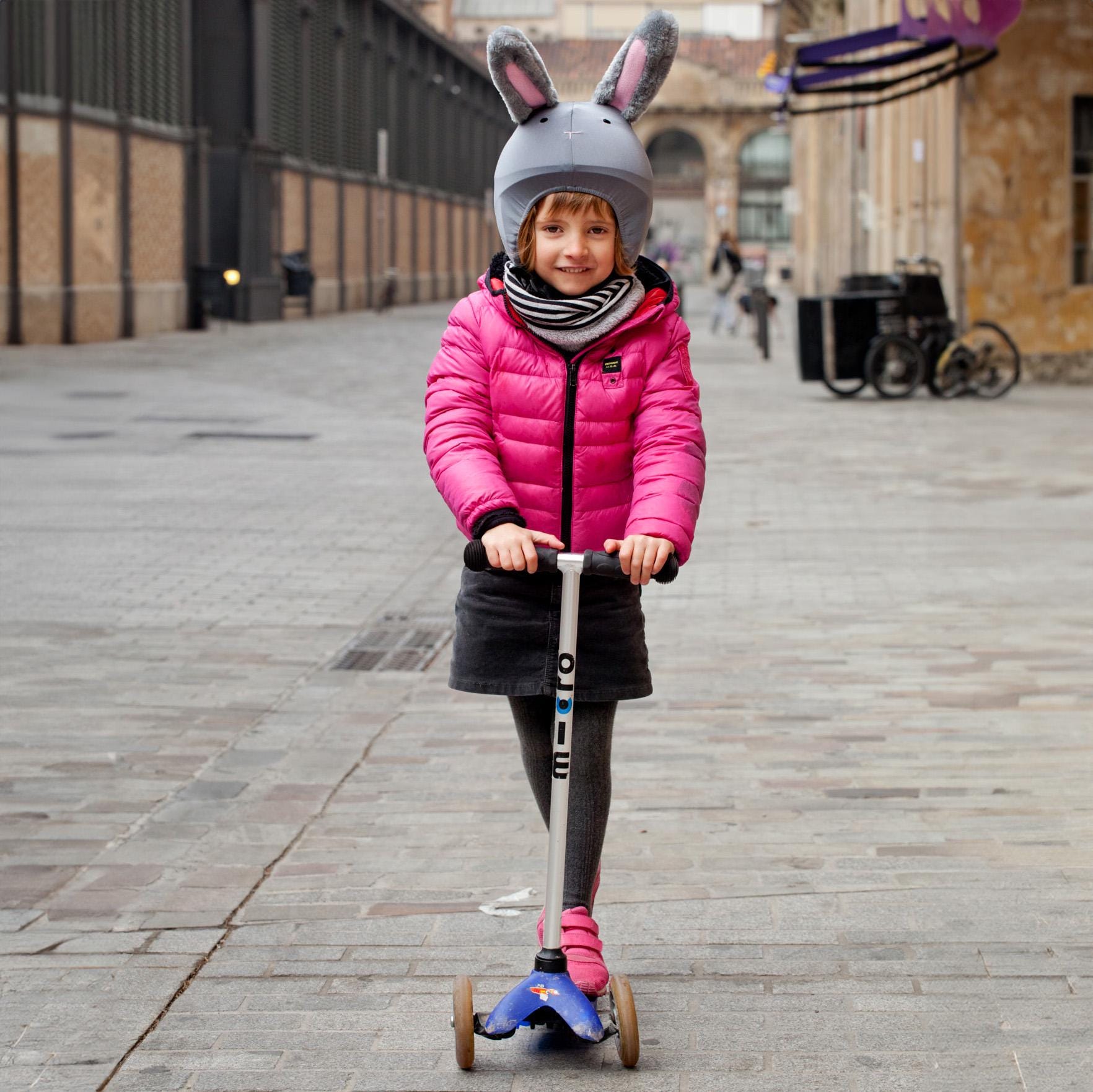 COOLCASC Rabbit Helmetcover. Funny Helmet Covering for Ski Helmets ...
