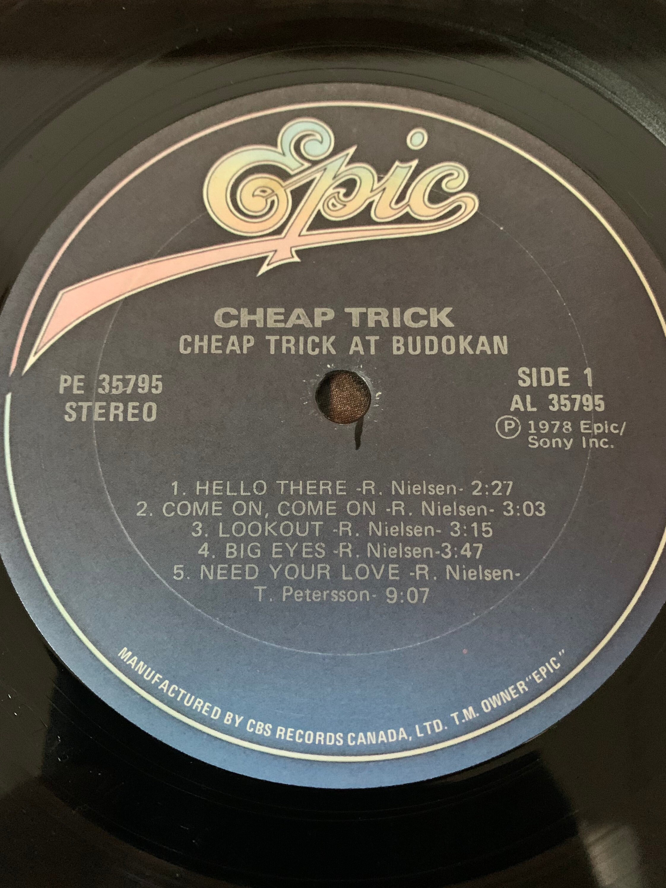 Cheap Trick at Budokan Vinyl Record Album. Gatefold Epic Label. PE ...