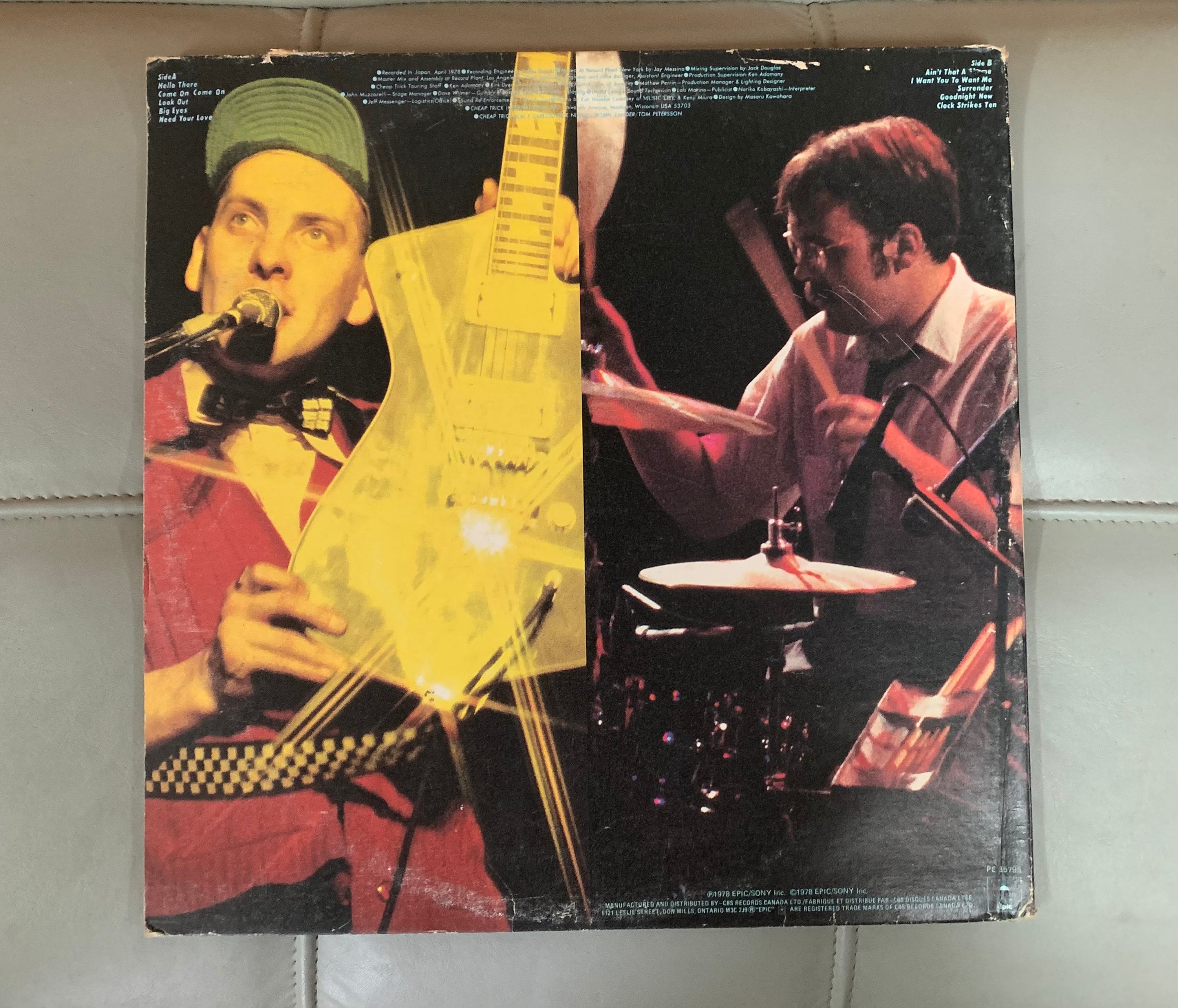 Cheap Trick at Budokan Vinyl Record Album. Gatefold Epic Label. PE ...