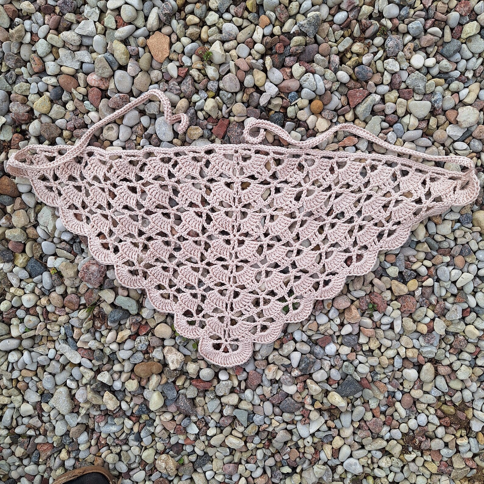 Crochet Triangle Bandana Headscarf Handmade Lace Hair Scarf Crochet ...