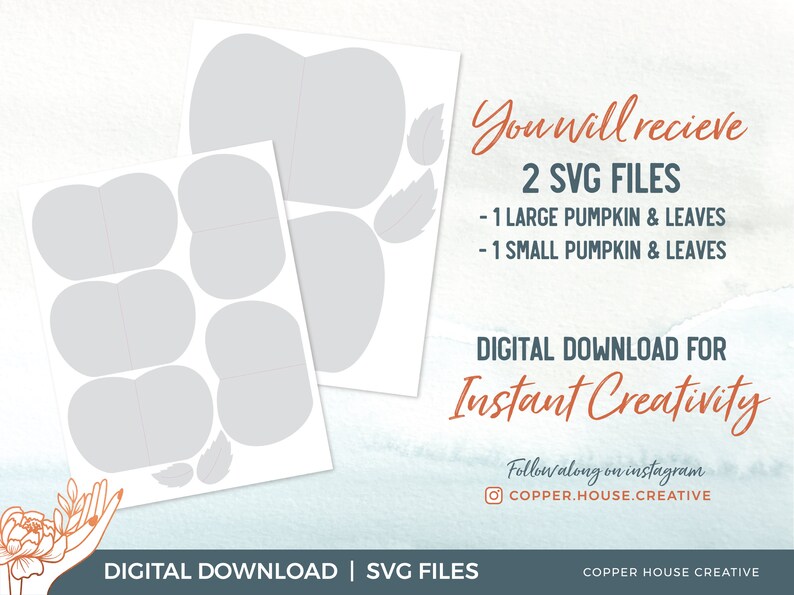 3D Pumpkin SVG - Fall Pumpkin Decor - SVG File - Instant Download ...