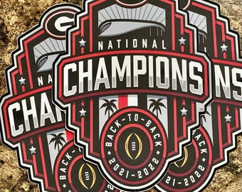 Georgia Bulldog Car Stickers - Etsy