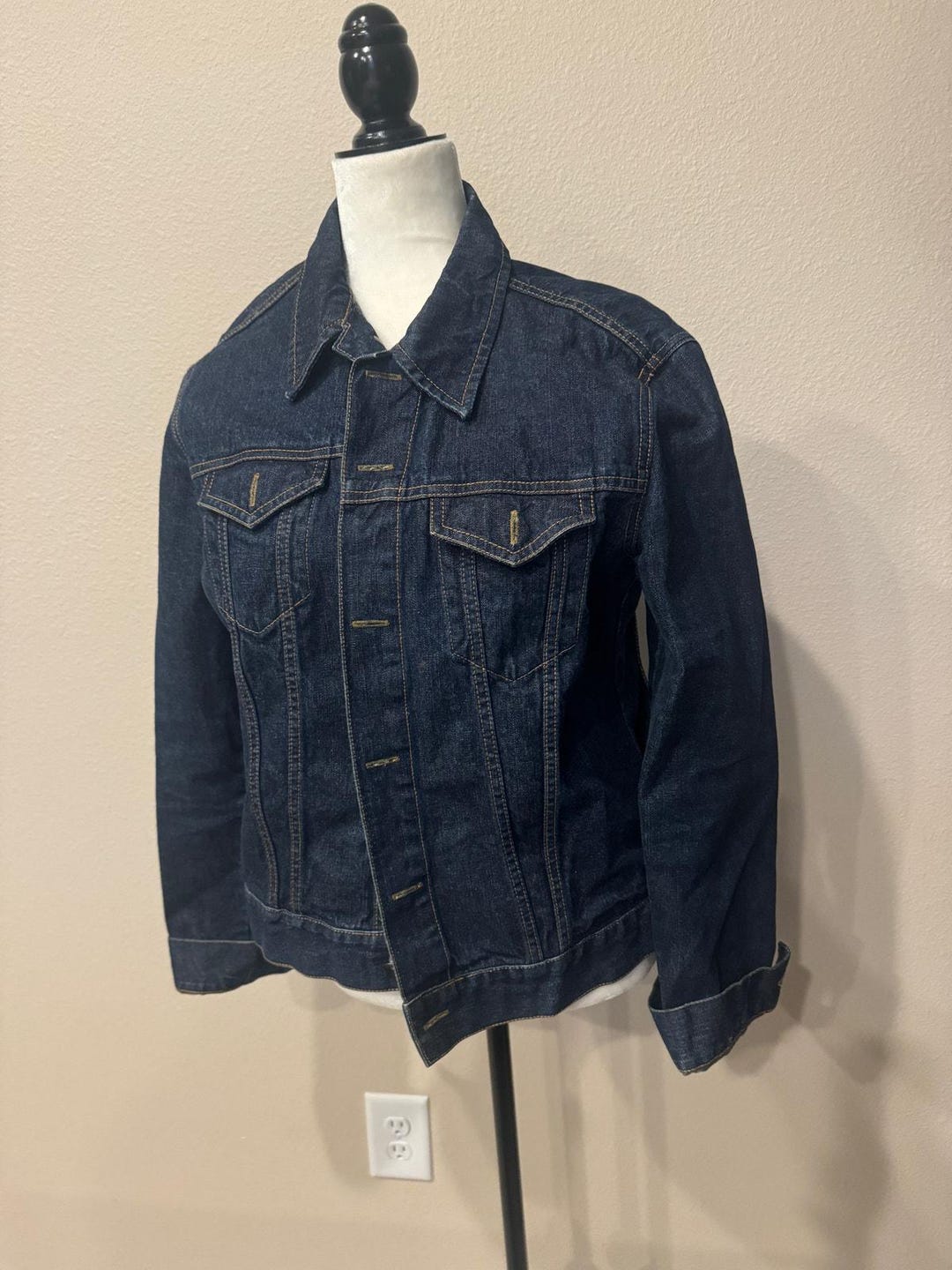 H&M Divided Denim Jacket Size Large - Etsy