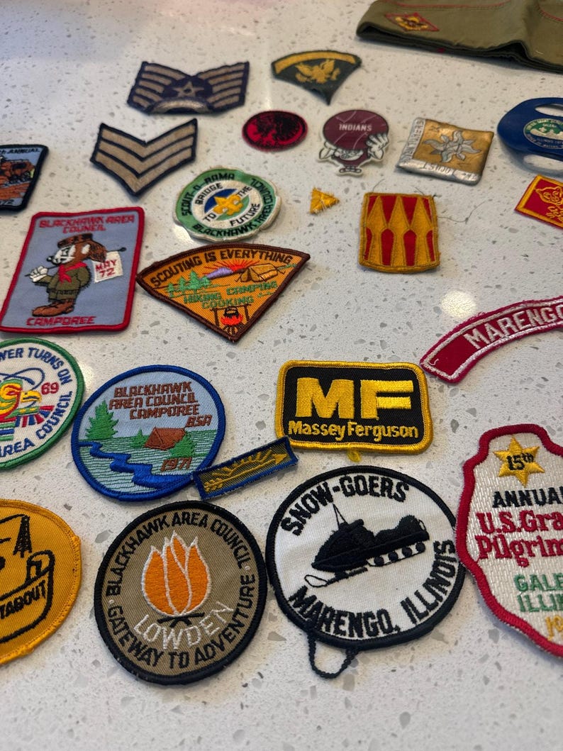 Vintage Boy Scout and Military Patches Collectible and Rare - Etsy