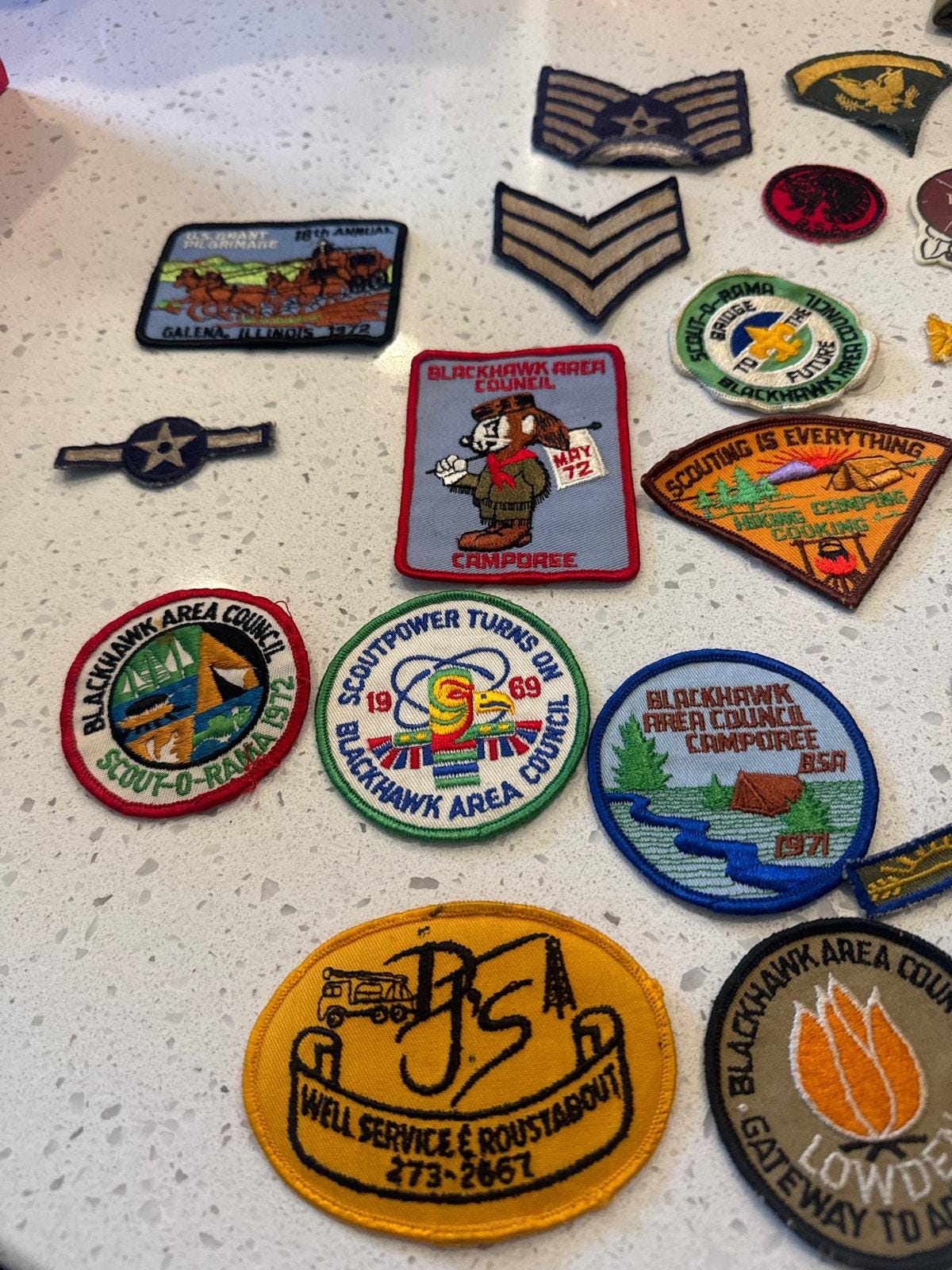 Vintage Boy Scout and Military Patches Collectible and Rare - Etsy
