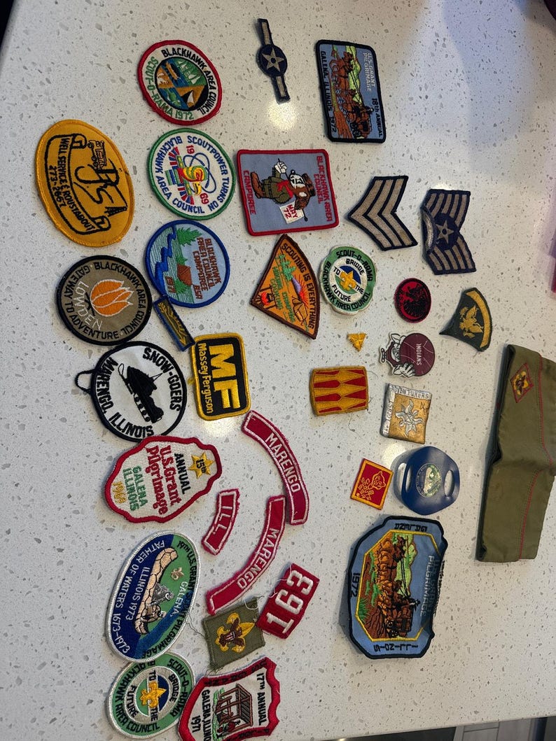 Vintage Boy Scout and Military Patches Collectible and Rare - Etsy