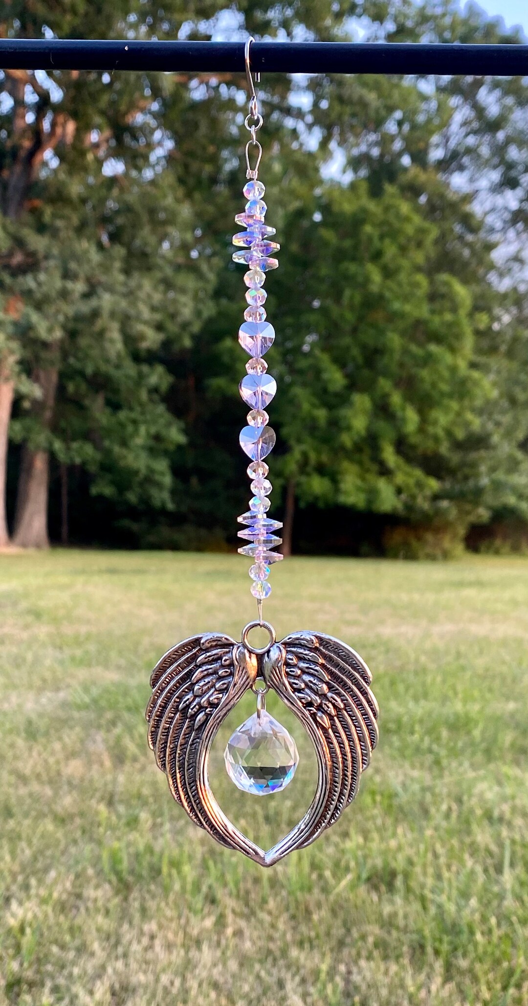 Angel Wing Suncatcher - Etsy