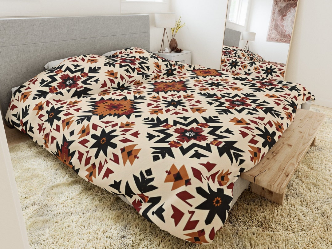 Western Theme Aztec Design Duvet Cover - Etsy