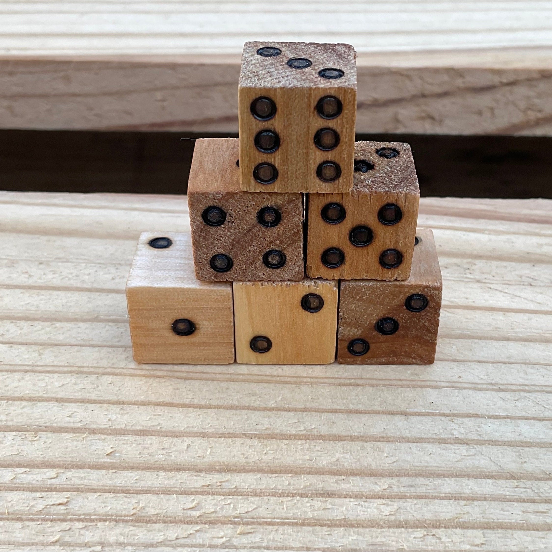 Dice Pyrography / Wood Burning - Etsy Australia