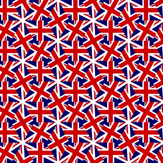 Union Jack Digital Paper / London Paper / British Flag Red - Etsy