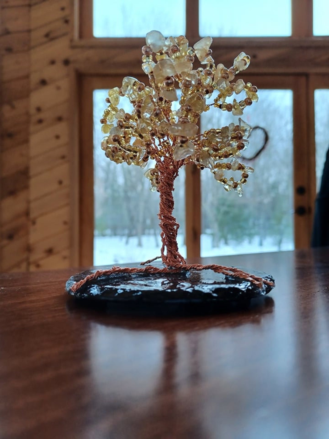 Beautiful Gold Beaded Tree - Etsy