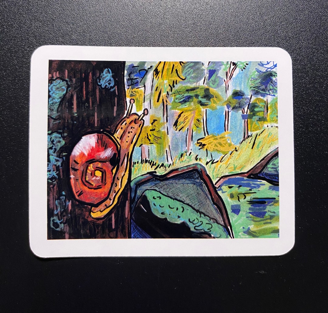 Sneaky Snail Sticker - Etsy