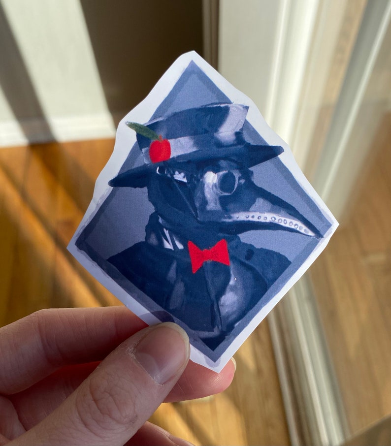 Plague Doctor Sticker - Etsy