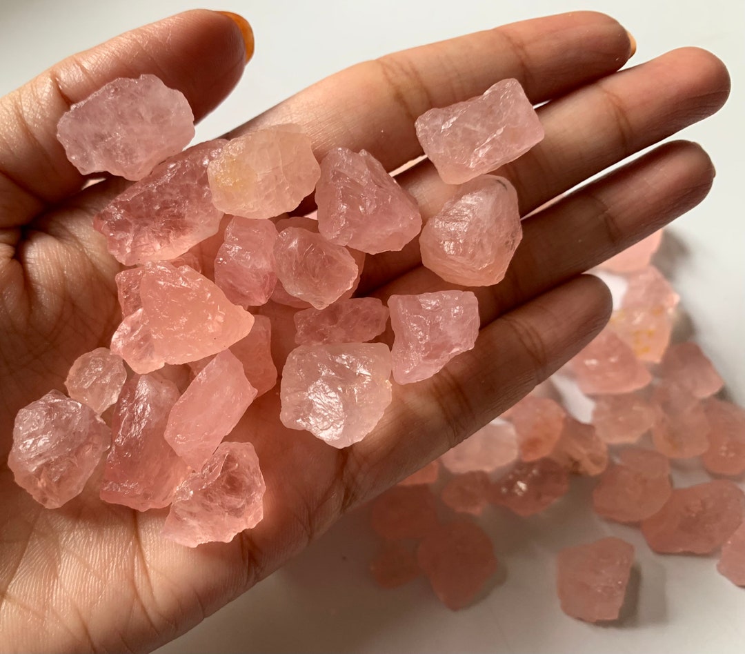 AAA+ Quality Natural Peach Morganite Raw Gemstones | 14 to 22 MM ...
