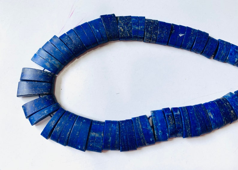 Natural Lapis Lazuli Slice Shape Beads, 20 Inches, 18 to 24 MM, 636 ...
