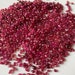 Glass Filled Ruby Faceted Drops 3 to 5 MM Beads Ruby Drops - Etsy