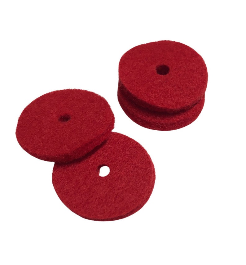Spool Pin Felt Pads for All Vertical Spool Pins, Red Thick Felt Pads ...