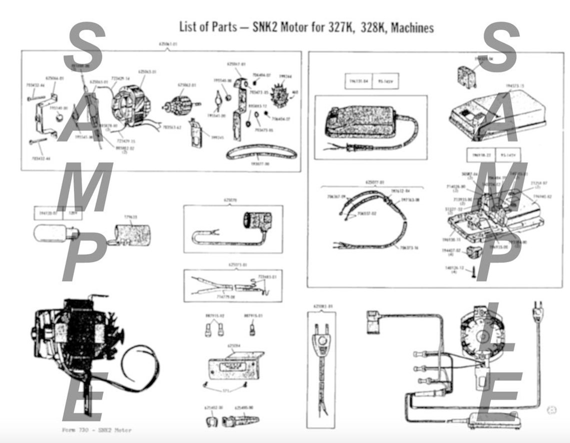 SINGER Vintage Model 327K 328k Machine, Digital Download, Sewing ...