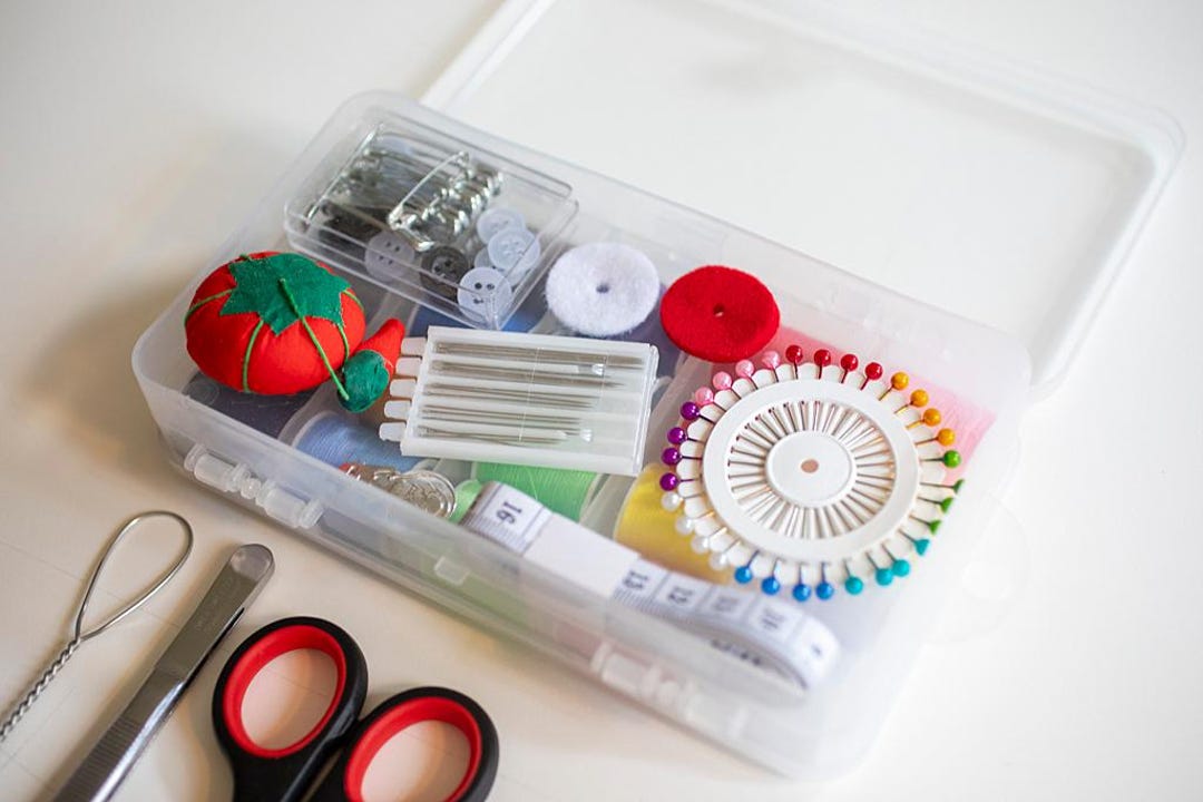 Sewing Kit, 97 Pc, Beginner’s Choice, Mother’s Day Gift, Travel Sew Kit ...
